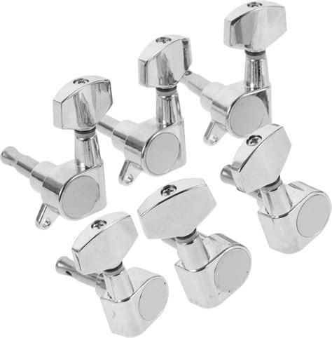 6pcs Guitar Tuners Selosed Guitar Head Electric Guitar Knobs Electric