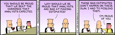 Dilbert Beating Earnings Estimates The Big Picture