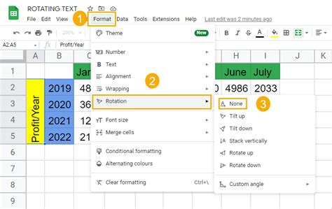 Ways To Rotate Text In Google Sheets Ok Sheets