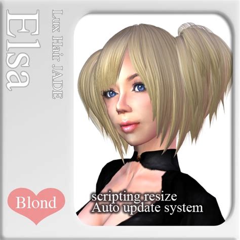 Second Life Marketplace Jade Hair Elsa Blond