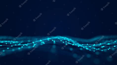 Premium Photo Abstract Digital Background Network Connection Structure Big Data Futuristic