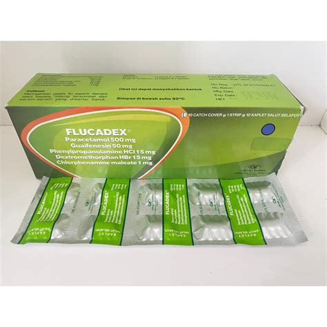 Jual Flucadex I Obat Flu Batuk I Sakit Kepala I Bersin Bersin I Batuk Kering And Berdahak Shopee