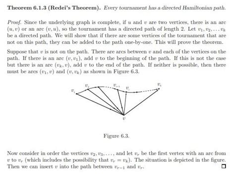 Solved Theorem 6 1 3 Redeis Theorem Every Tournament Has