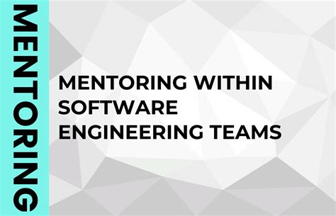 Mentoring Within Software Engineering Teams Zartis
