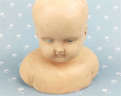 Doll Head Artist Shoulder Head Large Handmade Paper Mache Shoulder