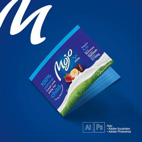 Logoidentity Mojo Milk On Behance