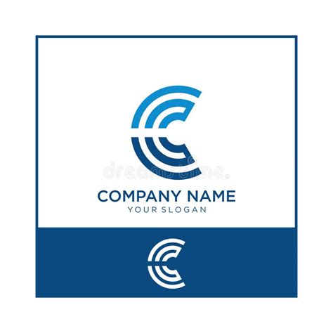 Initial Letter Design Template Stock Illustration Illustration Of