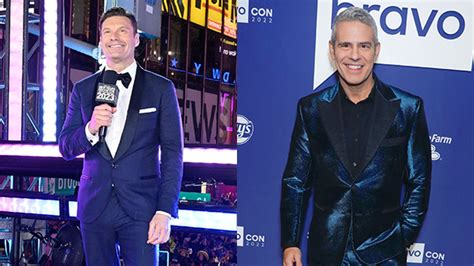 Ryan Seacrest Claims Andy Cohen Dissed Him On Nye Video Hollywood Life