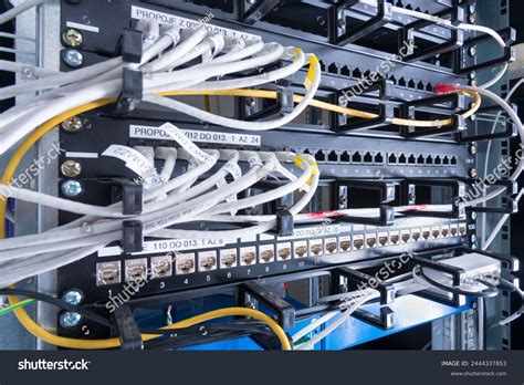 Network Panel Switch Cables Inside Internet Stock Photo Shutterstock