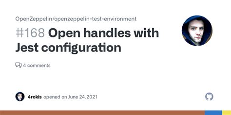 Open Handles With Jest Configuration · Issue 168 · Openzeppelin