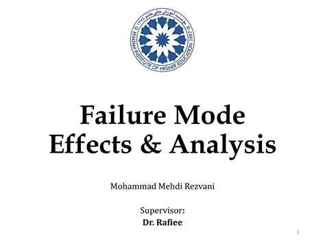 Failure Mode Effects And Analysis Ppt