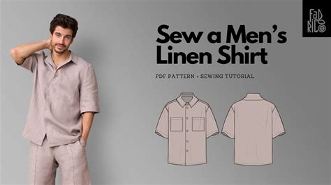 Mens Short Sleeve Shirt Sewing Pattern Mens Short Sleeve Shirt