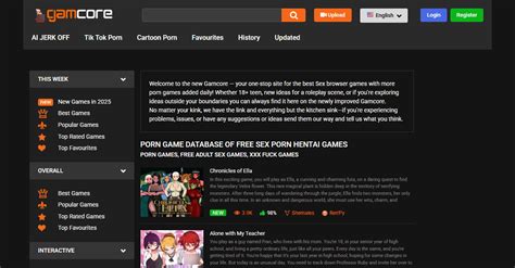 Adult Gaming 101 Why Gamcore Has Been The Go To Porn Game Site Since