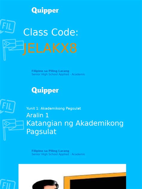 Yunit 1 Aralin 1 Katangian Ng Akademikong Pagsulat Pdf