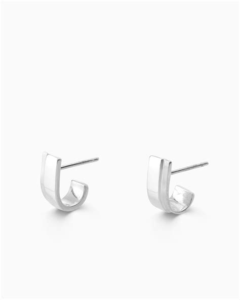 Mini Belt Hoops Silver Linden Cook Jewellery