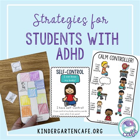 Strategies For Adhd Students Kindergarten Cafe