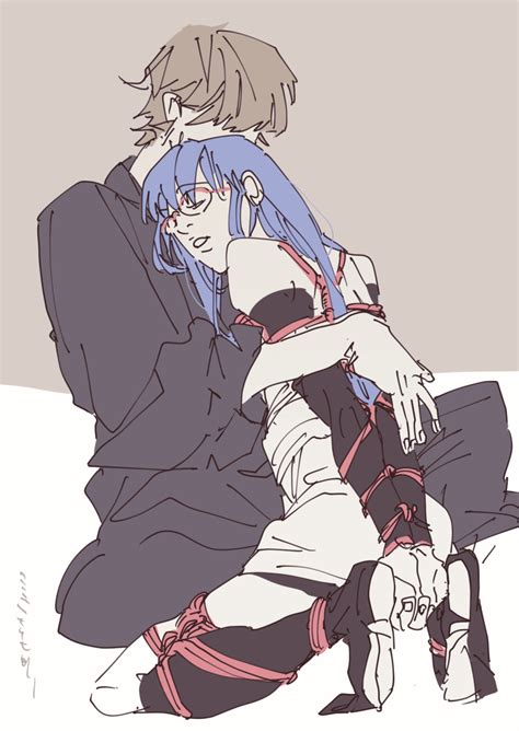 Rule 34 1boy 1girls Arms Behind Back Bondage Detached Sleeves Doodle