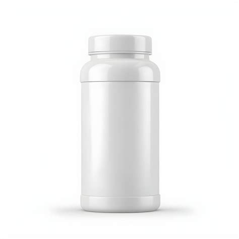 Supplement Pills White Bottle Premium Ai Generated Psd