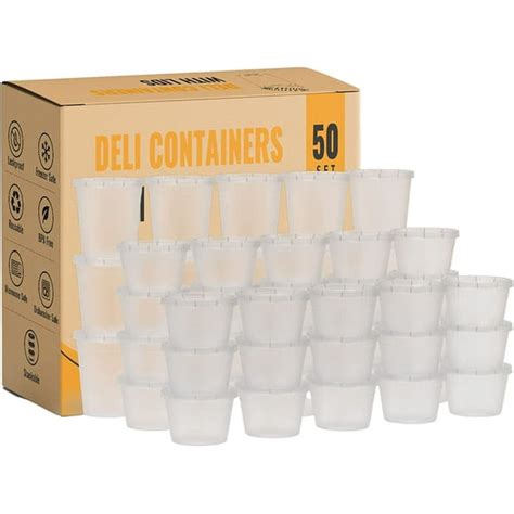 1 Quart Plastic Containers Lids