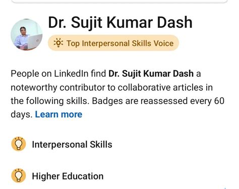 Highereducation Linkedin Learning Dr Sujit Kumar Dash 18 Comments
