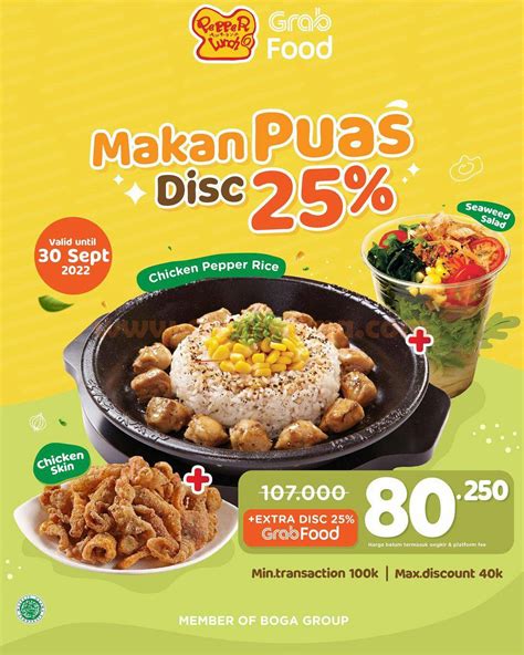 Pepper Lunch Promo Makan Puas Diskon 25 Via Grabfood Scanharga