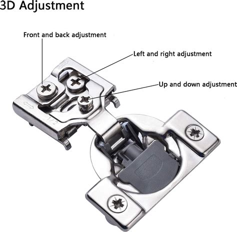 Buy Luokim Compact Face Frame Hinge 1 2 Overlay Soft Close Hinge For Face Frame Cabinet Nickel
