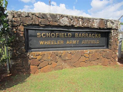 Schofield Barracks Hi Hawaii U S Army Bases History Locations Maps And Photos
