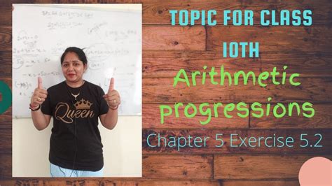 31 Class10th Chapter5 Arithmeticprogressions Youtube