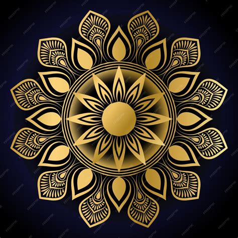 Ilustração Em Vetor De Estilo De Arte Mandala Indiana Ornamental Feliz