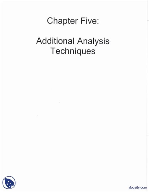Additional Analysis Techniques Part 1 Basic Electrical Engineering