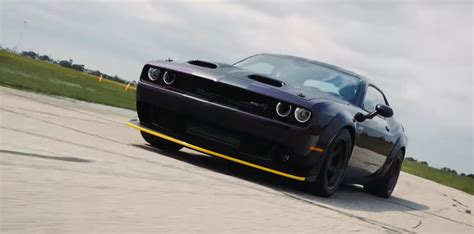Dodge Challenger Srt Demon Hennessey Hpe1000 Price Specs And Review