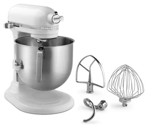 Nsf Certified® Commercial Series 8 Quart Bowl Lift Stand Mixer White