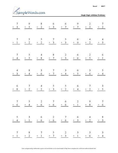 Excel Math Worksheets Free Download Free Printable