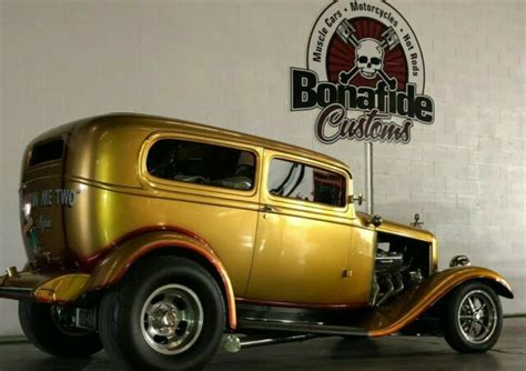 32 Tudor Sedan Chopped Hot Rod Rat Rod Custom Drag For Sale