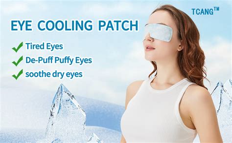 Tcang Disposable Instant Cooling Gel Eye Masks Soothing