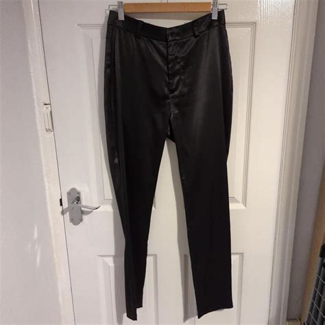 Widow By Dollskill Satin Trousers Size Medium Depop