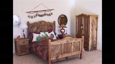 Rustic Western Bedroom Furniture Youtube