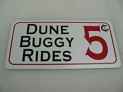 Dune Buggy Rides 5 Cents Sign 4 Quads Atv Off Road Trucks And Cars Sand