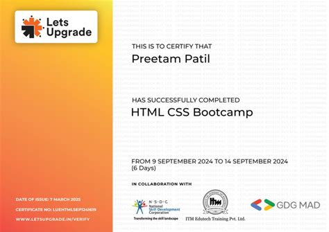 frontenddevelopment html css letsupgrade learningjourney