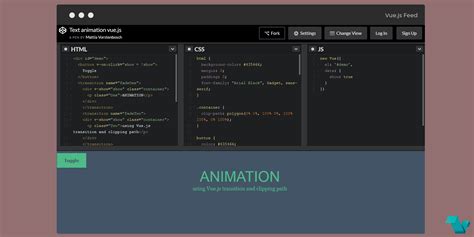 Using Vuejs Transitions To Create A Text Animation Vuejs Feed