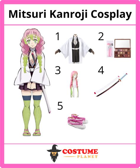 The Magical Look With Mitsuri Kanroji Cosplay Costumes Planet