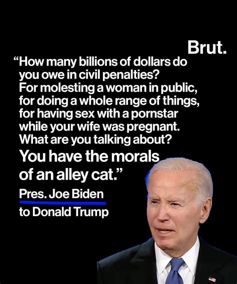 Brut As The Presidential Debate Was Underway Between