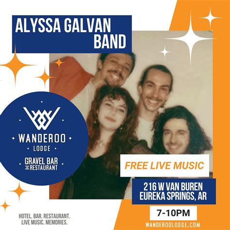Alyssa Galvan Band Live At The Gravel Bar At Wanderoo Lodge At Wanderoo