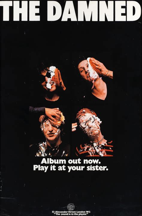 Bonhams The Damned A Promotional Poster For The Bands Allbum Damned