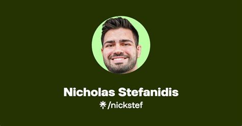 Nicholas Stefanidis Instagram Facebook Tiktok Linktree
