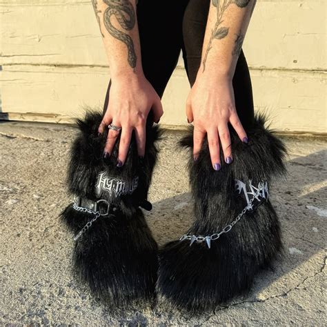 Faux Fur Boots Alicefurs