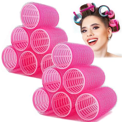 Hair Rollers 12 Pack Self Grip Salon Hairdressing Curlers