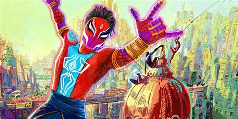 Across The Spider Verse Unveils Spider Man Indias Stunning Universe