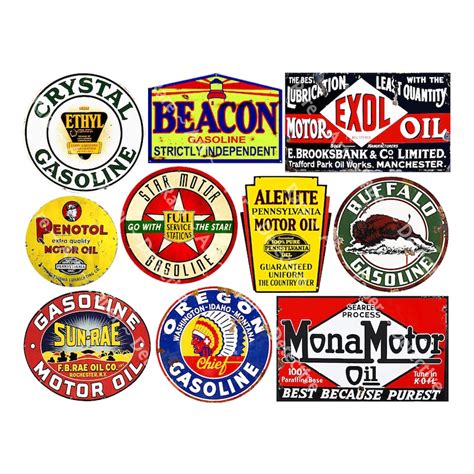 Vintage Gas And Oil Decal Etsy