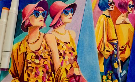 Double Identity — Fashion Illustration Series Behance